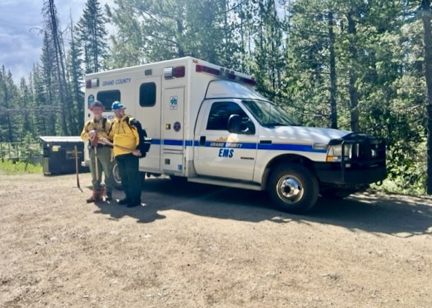 Grand County paramedics on hand to assist during the Devil’s Thumb Fire ...