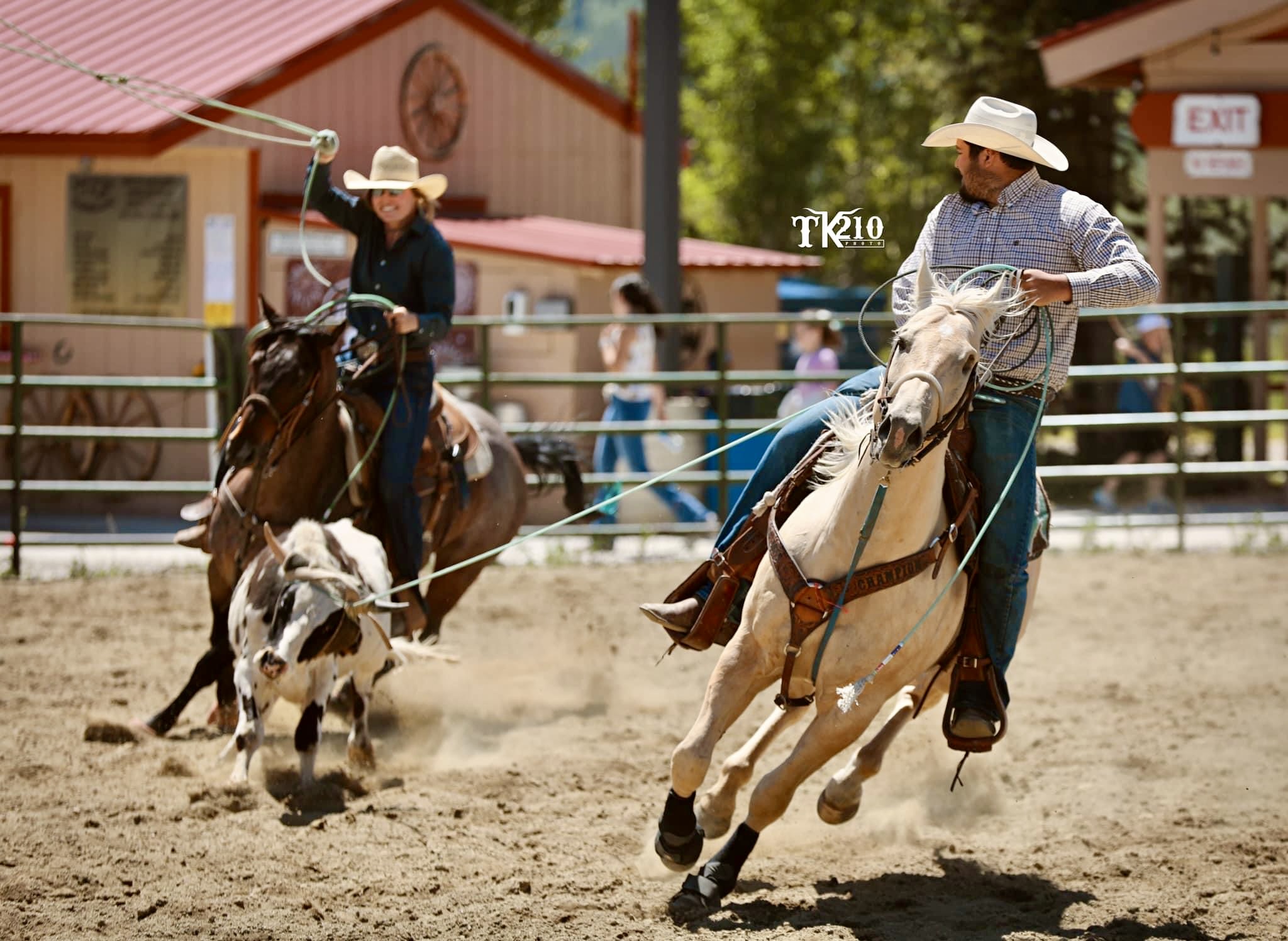 Roping and riding at the High Country Stampede Rodeo | SkyHiNews.com