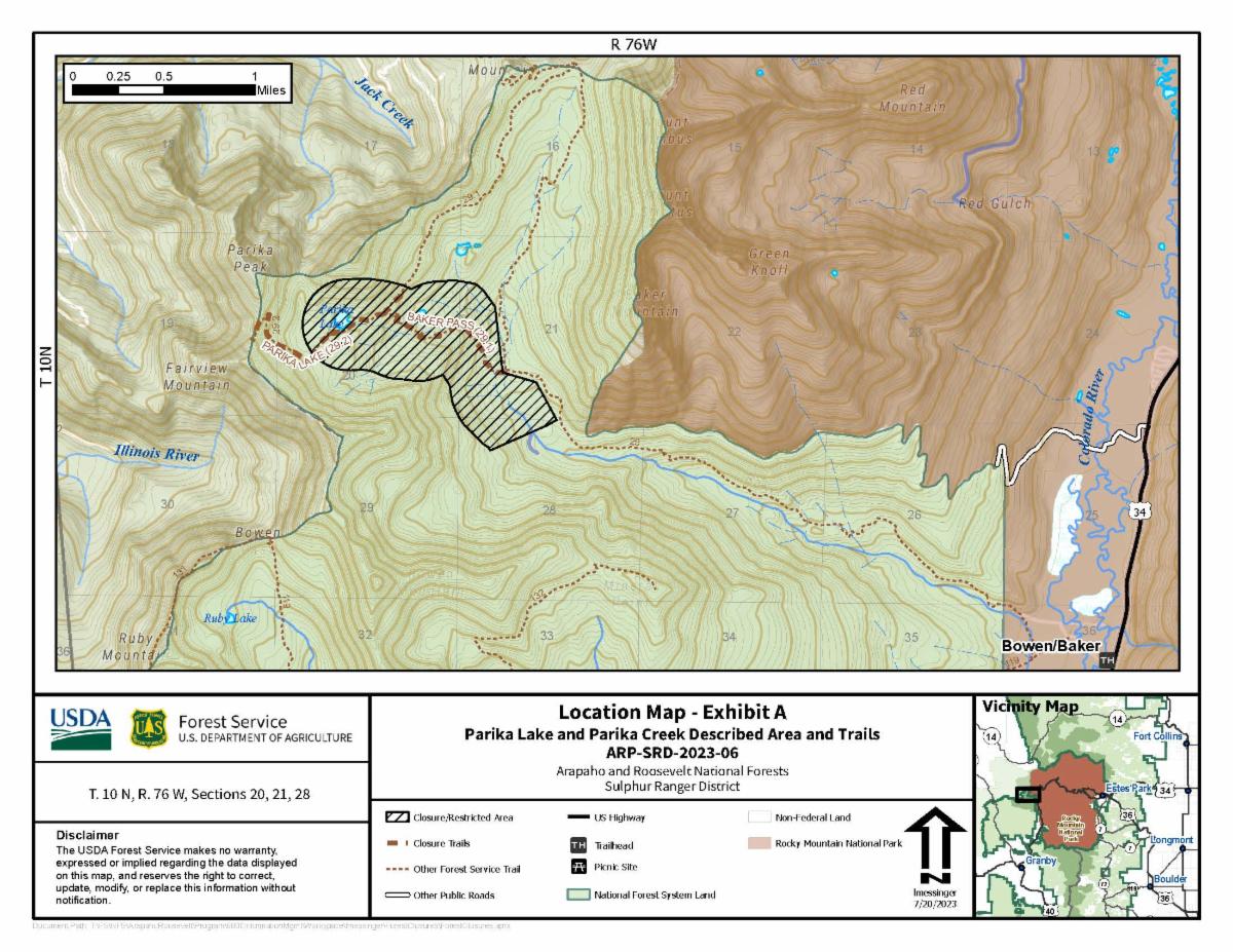 Forest Service to close Parika Lake and Baker Gulch area for non-native ...