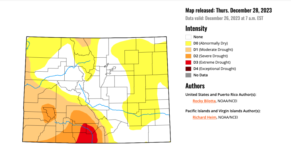 Colorado’s snowpack hits the 8th percentile as much of state reports ...