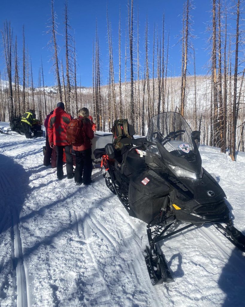 Snowmobiler wrecks into tree near Gravel Mountain and is transported to ...
