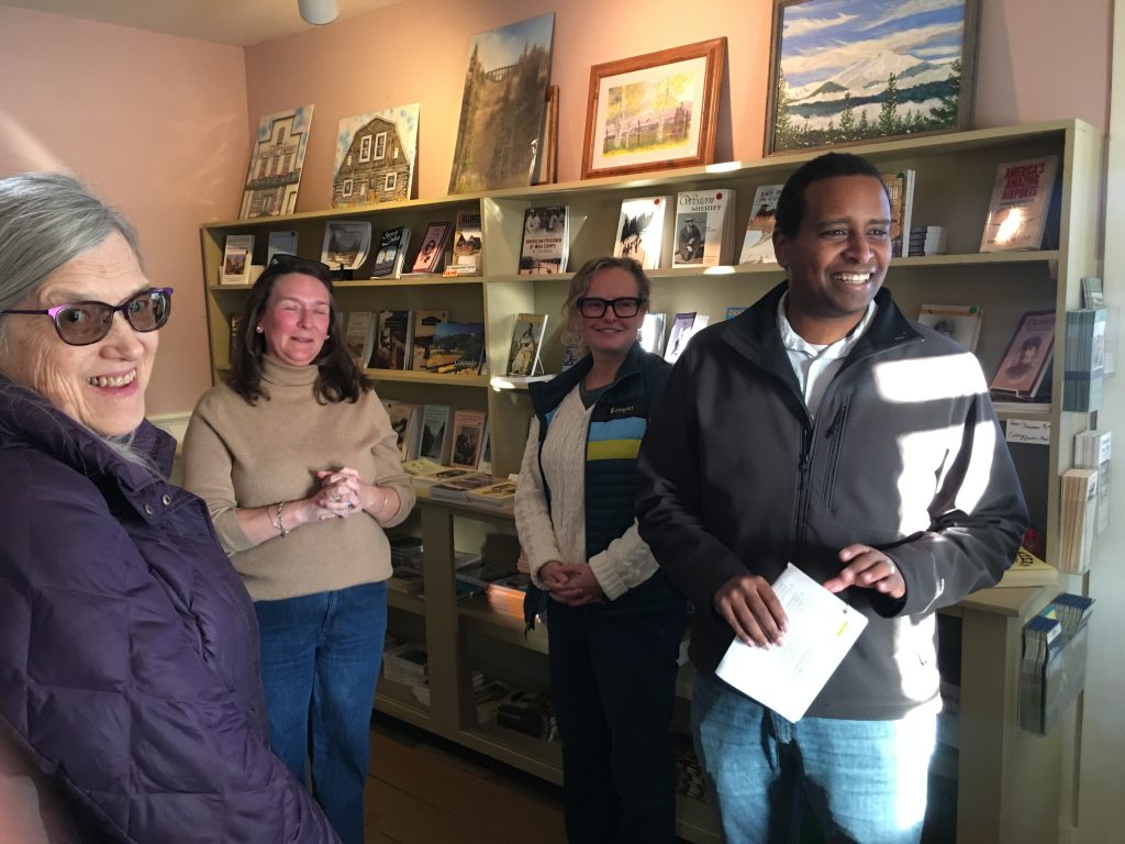 Rep. Joe Neguse tours Cozens Ranch Museum in Fraser after hosting town ...