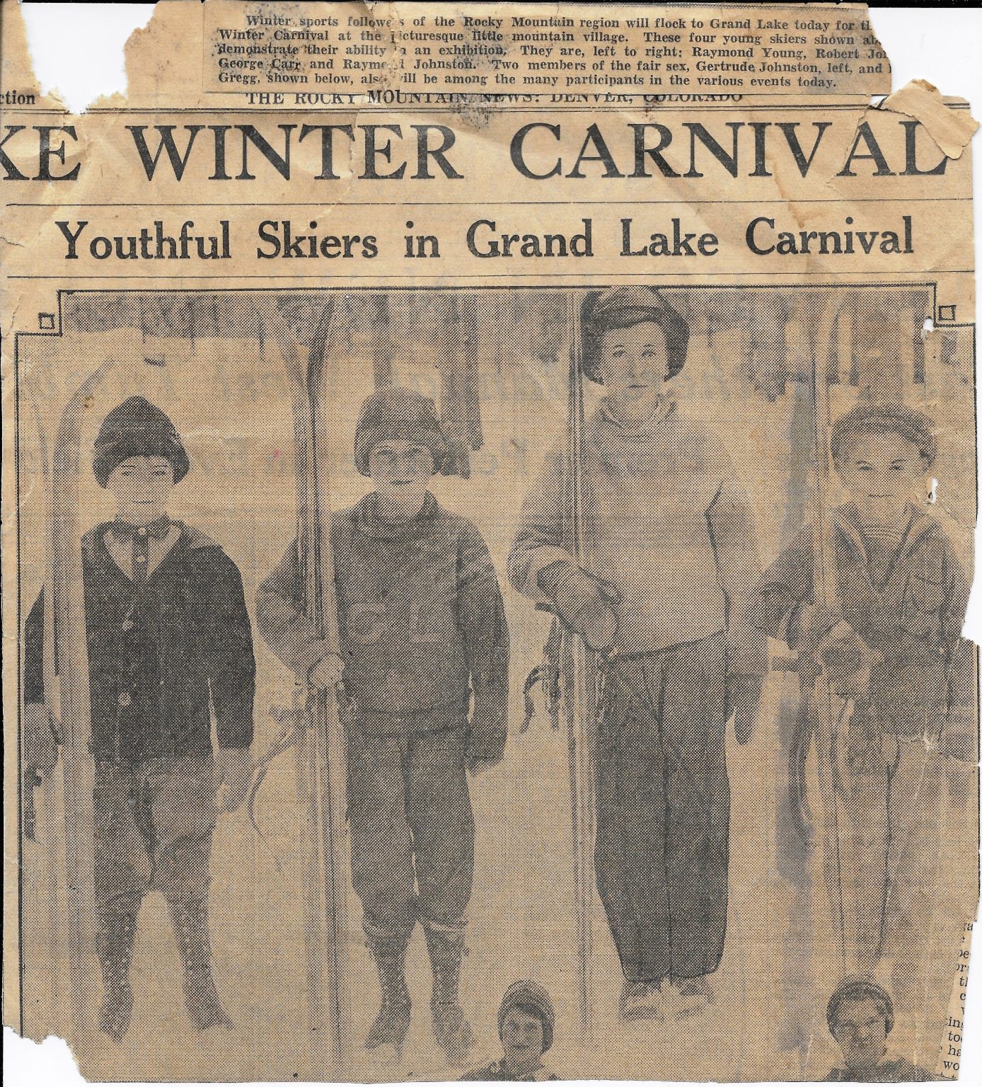 Grand history: Grand Lake held its first Winter Carnival in February ...