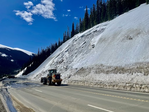 Beware of bank slides on Berthoud Pass due to warming temperatures ...