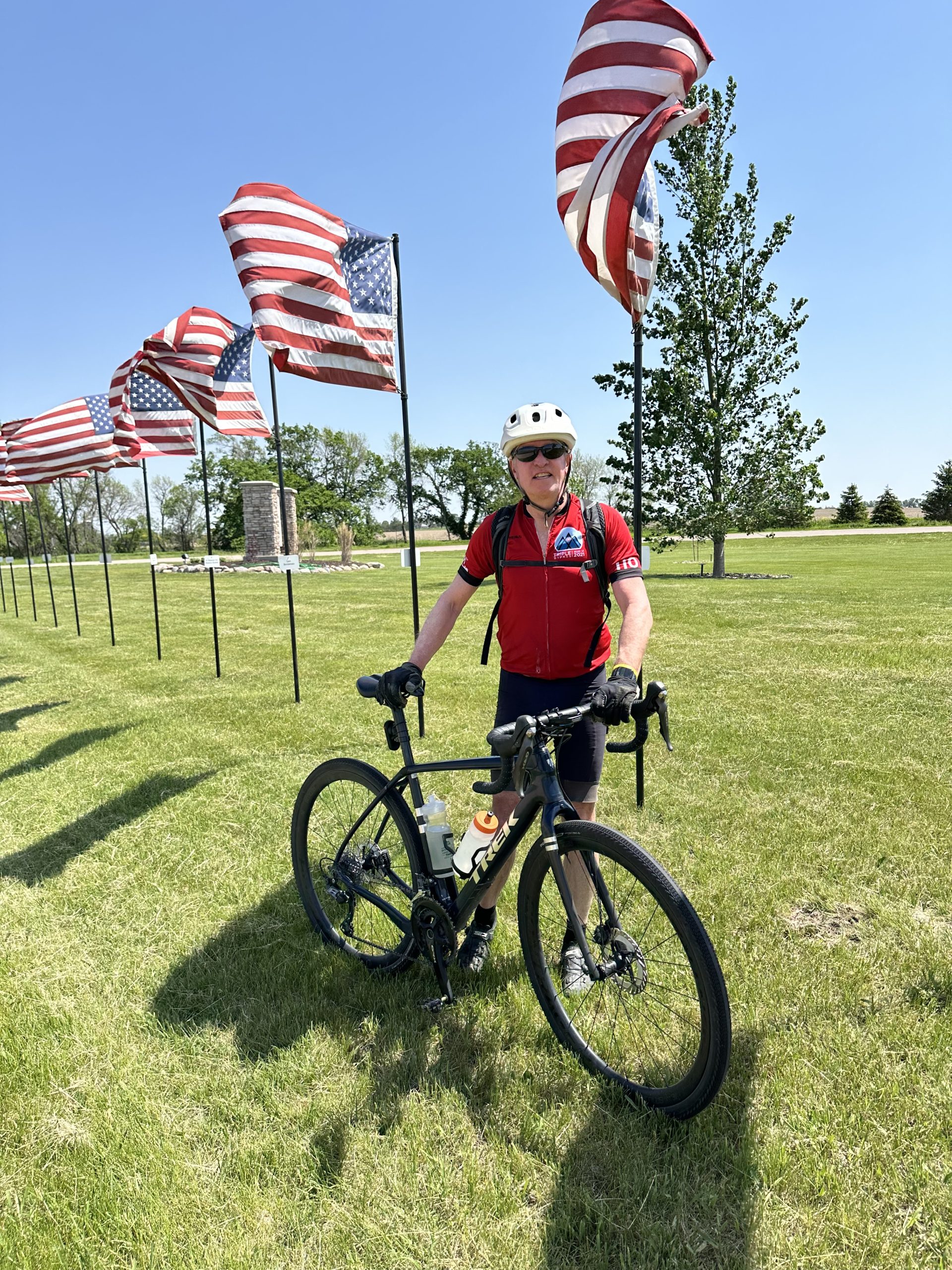 Fraser cyclist completes second leg of cross-country bike ride in ...
