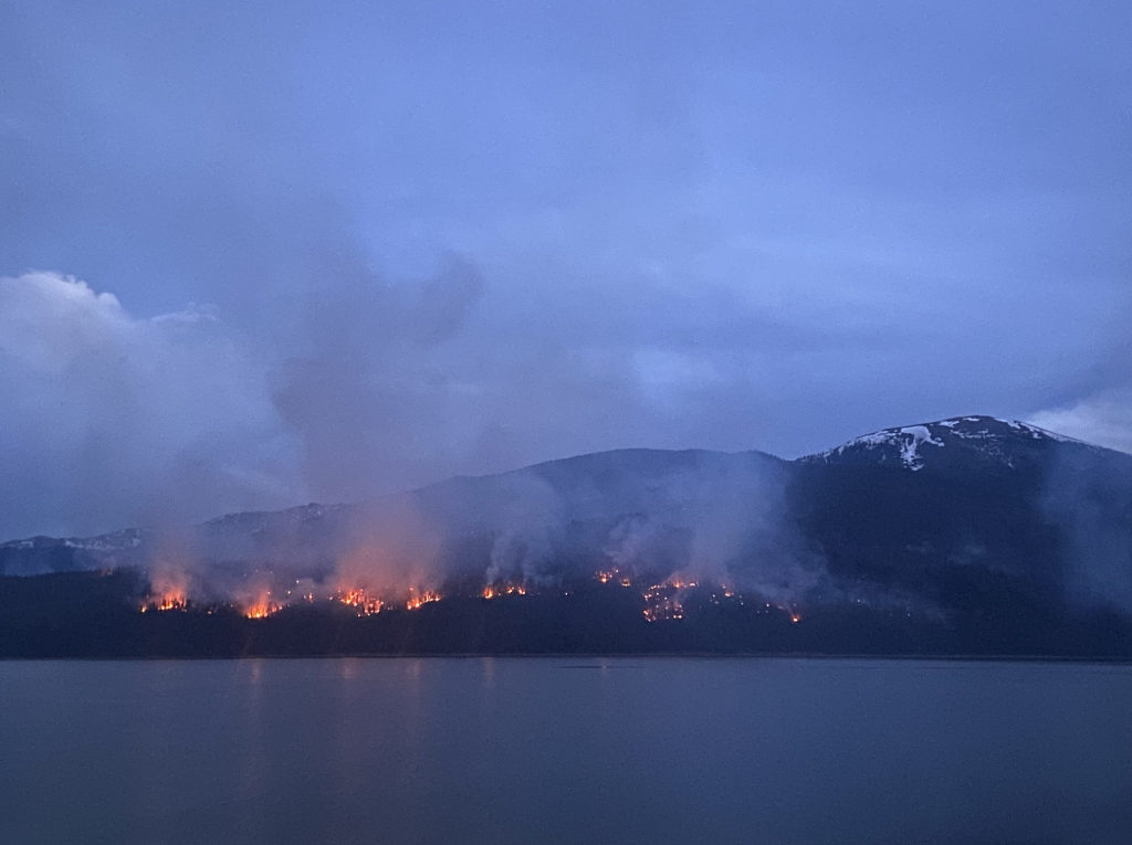 Interlaken Fire caused by abandoned campfire continues to burn on 585 ...