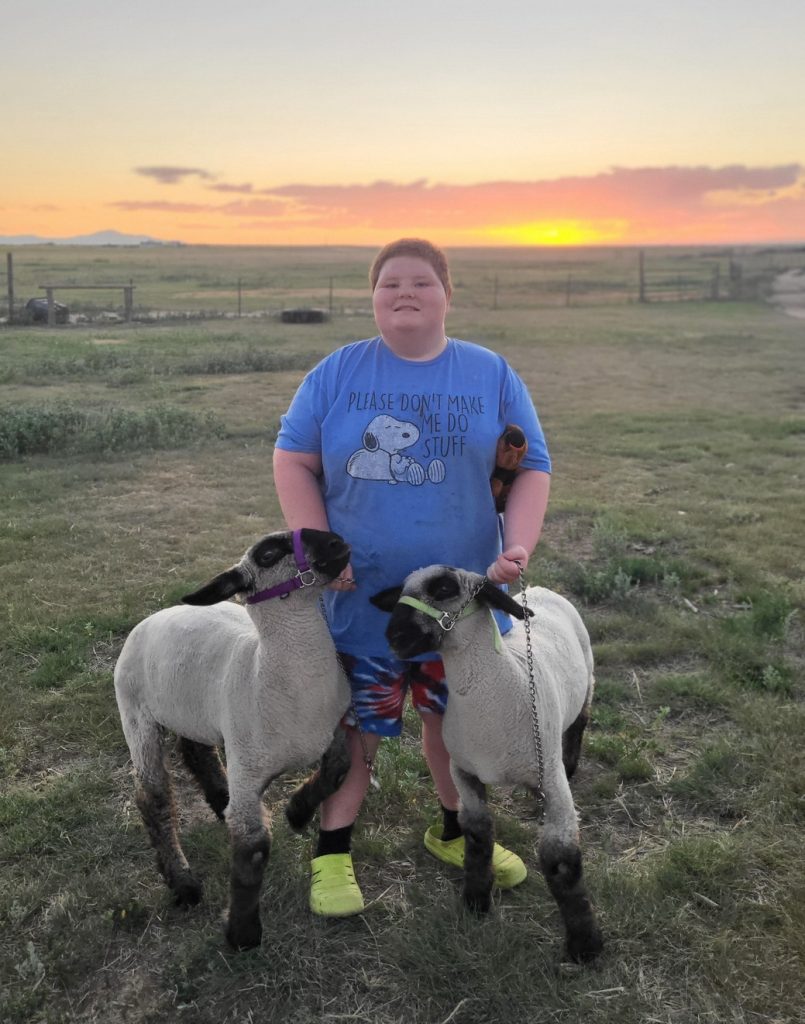 A strong bond: Gage Graves and Lambo at the El Paso County Fair ...