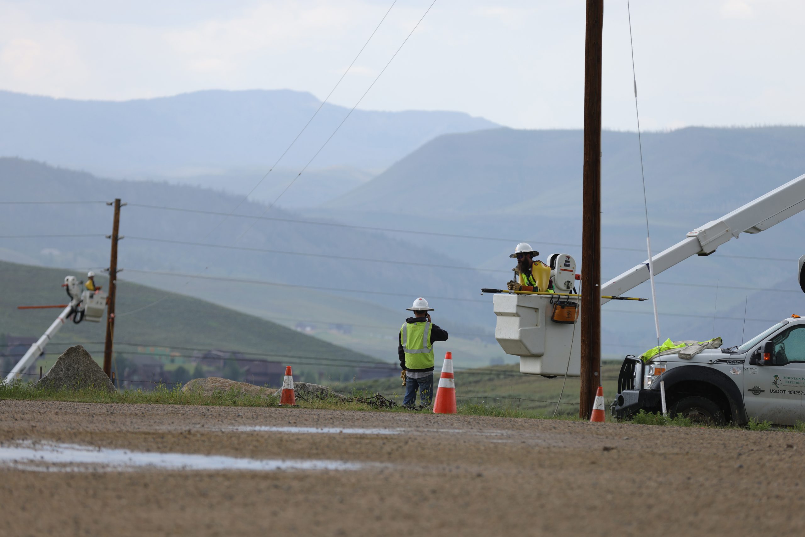 UPDATE: Power line in Granby downed by dump truck causes brief highway ...
