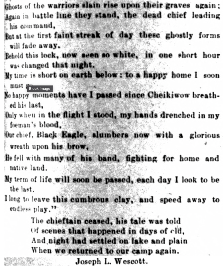 Grand history: 1882 poem chronicles battle between Utes and Arapaho ...