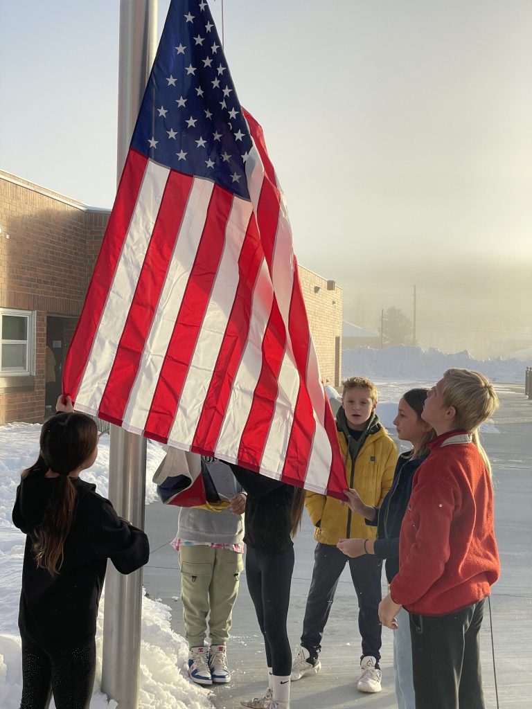 New flag at Fraser Valley Elementary School once flew over the US ...