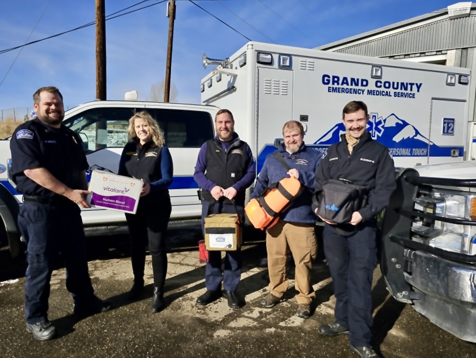 Grand County EMS one of the first in the state to carry whole blood in ...