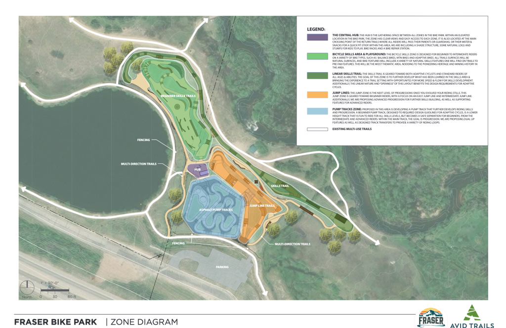 Trustees approve new conceptual design for Fraser Bike Park | SkyHiNews.com