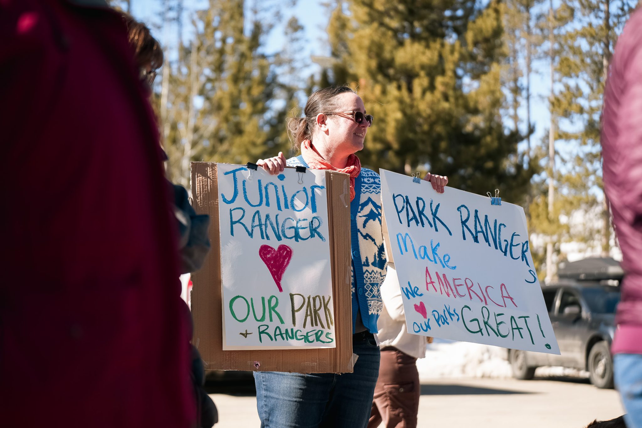 Hundreds protest federal firings in Rocky Mountain National Park ahead ...