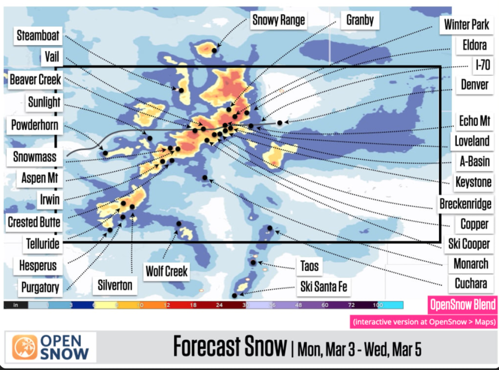 Warnings issued in Colorado mountains as snowstorm expected to bring ...