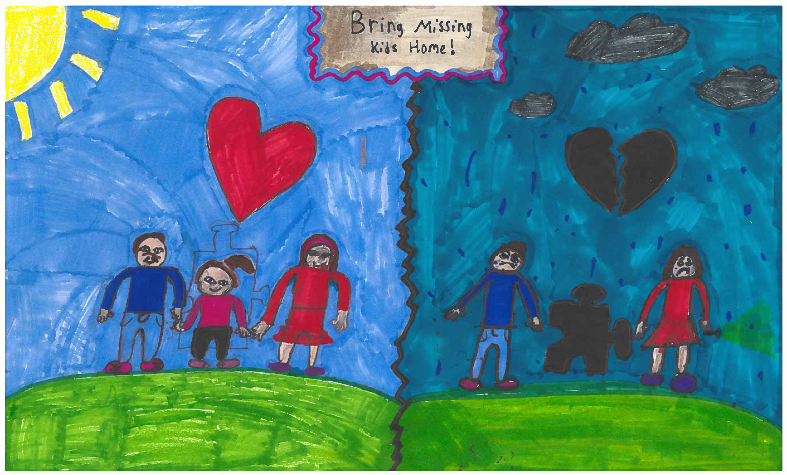 West Grand Elementary student gets second in missing kid poster contest ...
