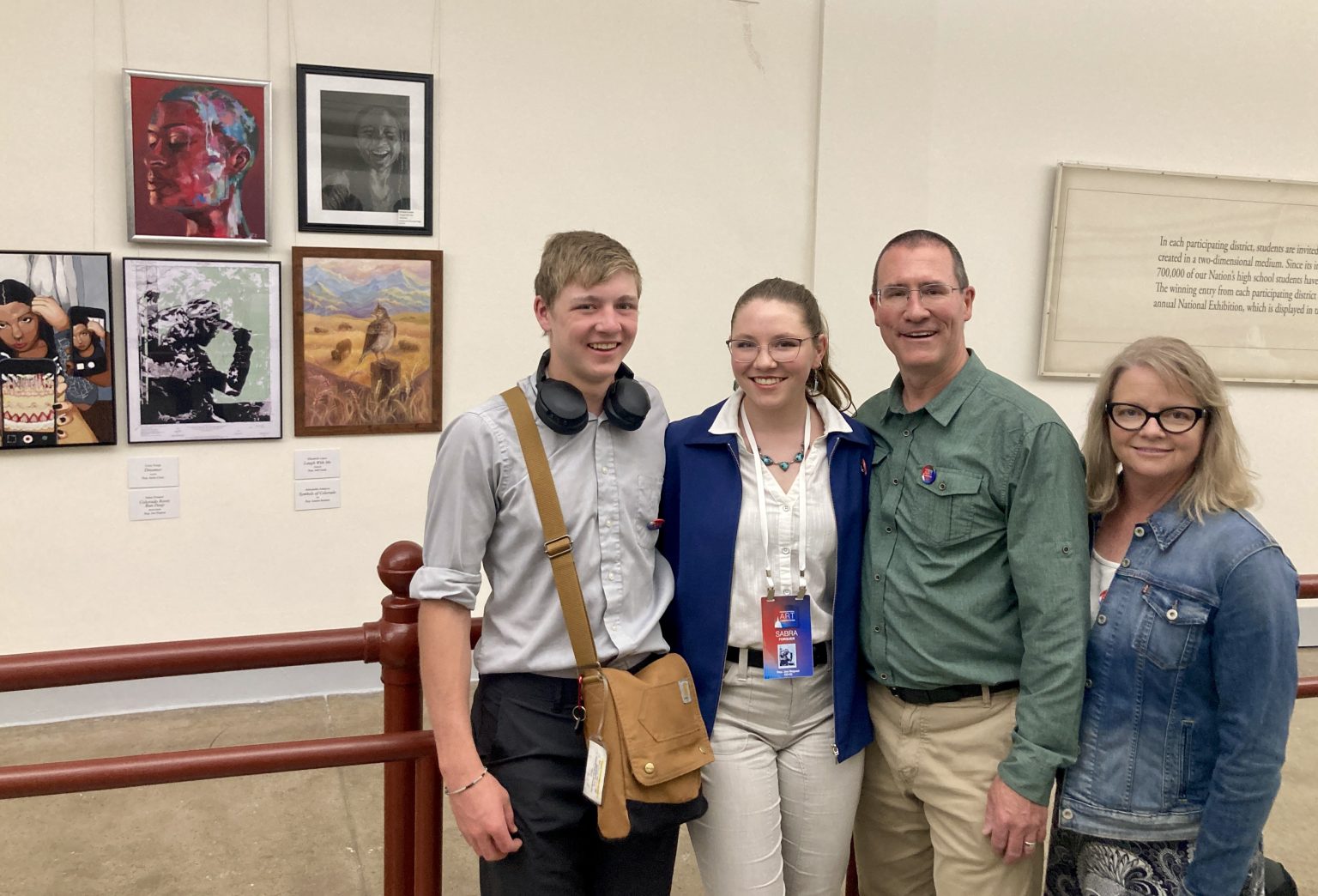 Middle Park grad Sabra Forquer visits D.C. as Congressional Art ...