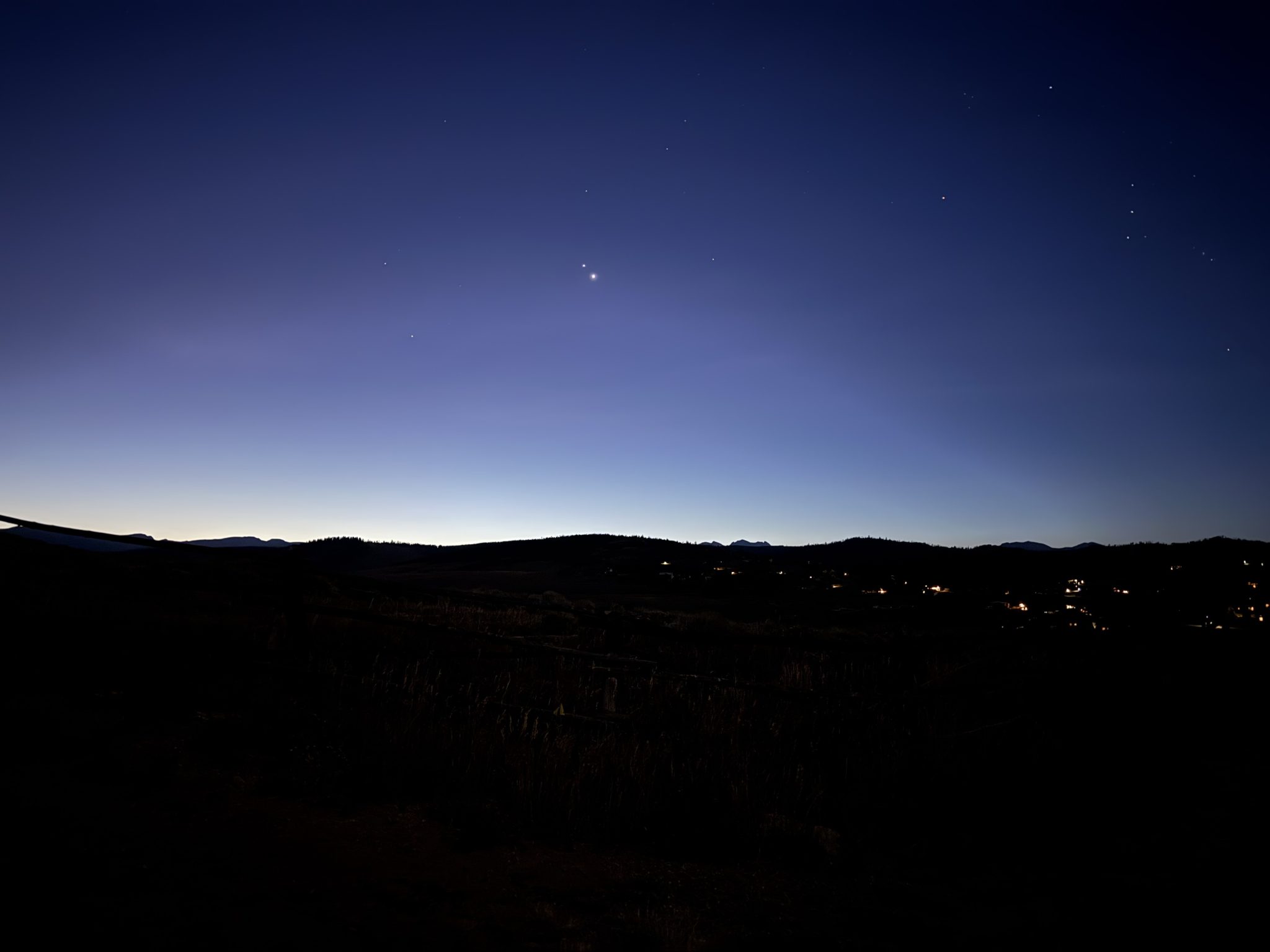 PHOTO: Planets align over Continental Divide at dawn | SkyHiNews.com