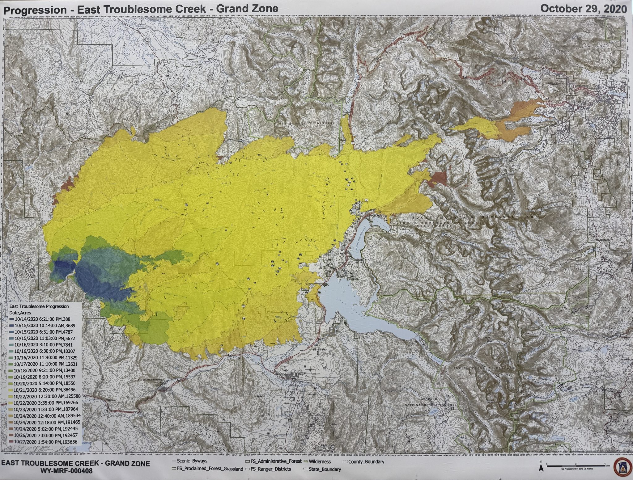 Map and timeline: How the East Troublesome Fire blew up into second ...