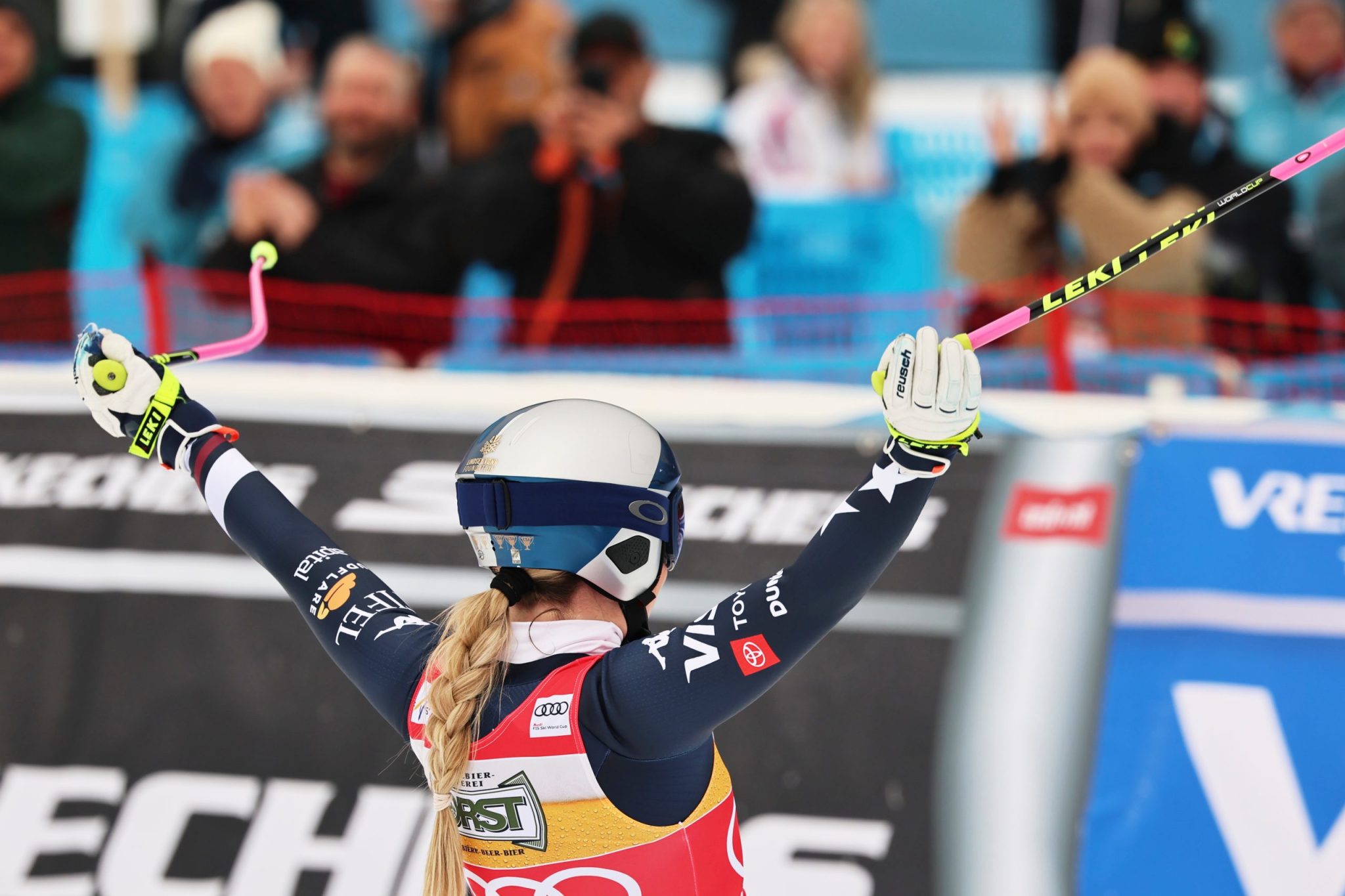 Lindsey Vonn achieves fifth-straight World Cup downhill podium in ...
