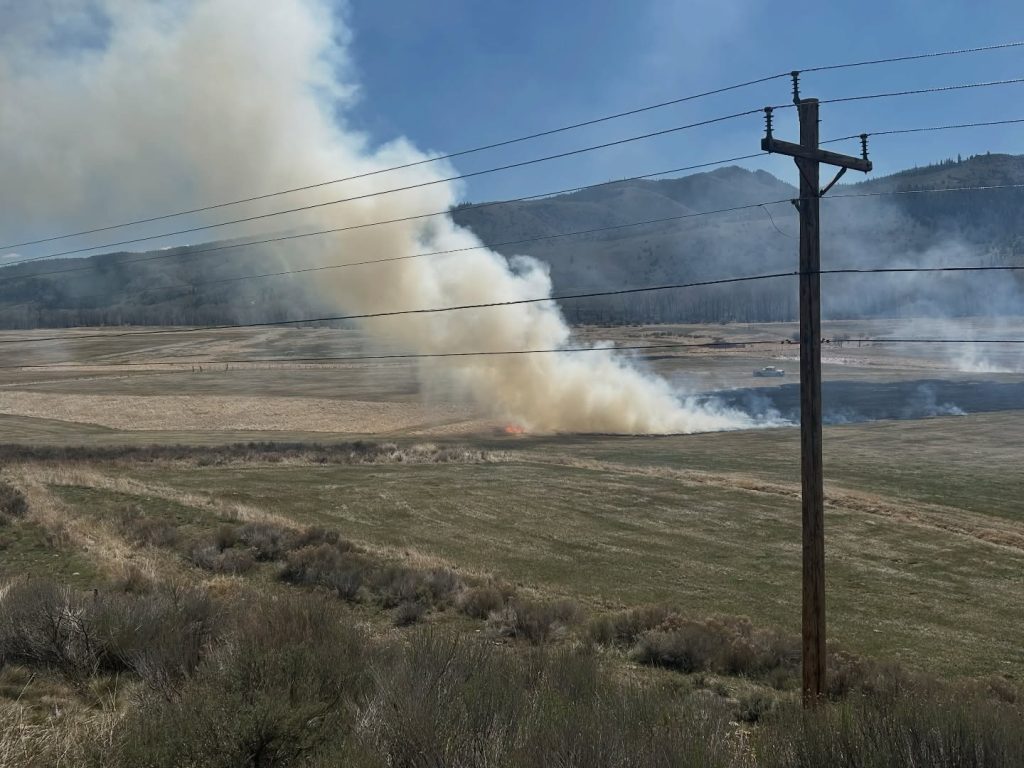 Two wildfires in two days, caused by agricultural burn and power line ...