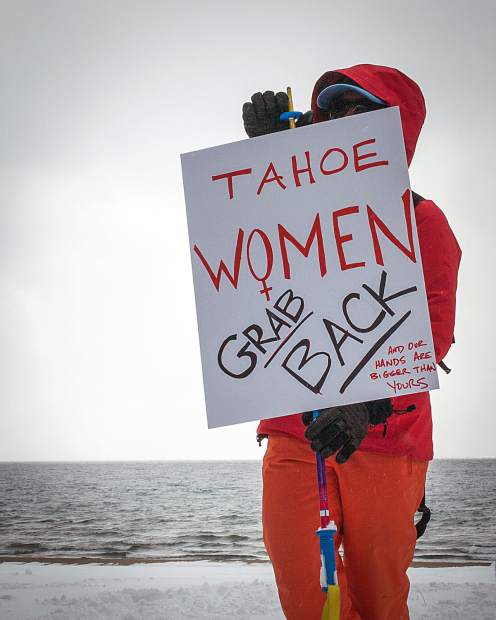 Hundreds march in solidarity, peaceful protest at North Tahoe-Truckee ...