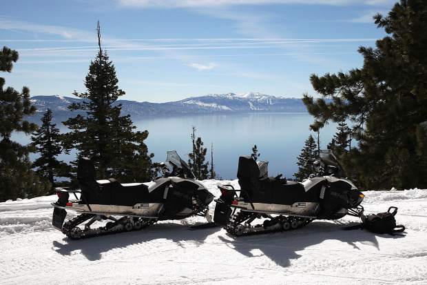 Snowmobile Rides In Tahoe Snowmobile Lake Tahoe | Zephyr Cove Resort.