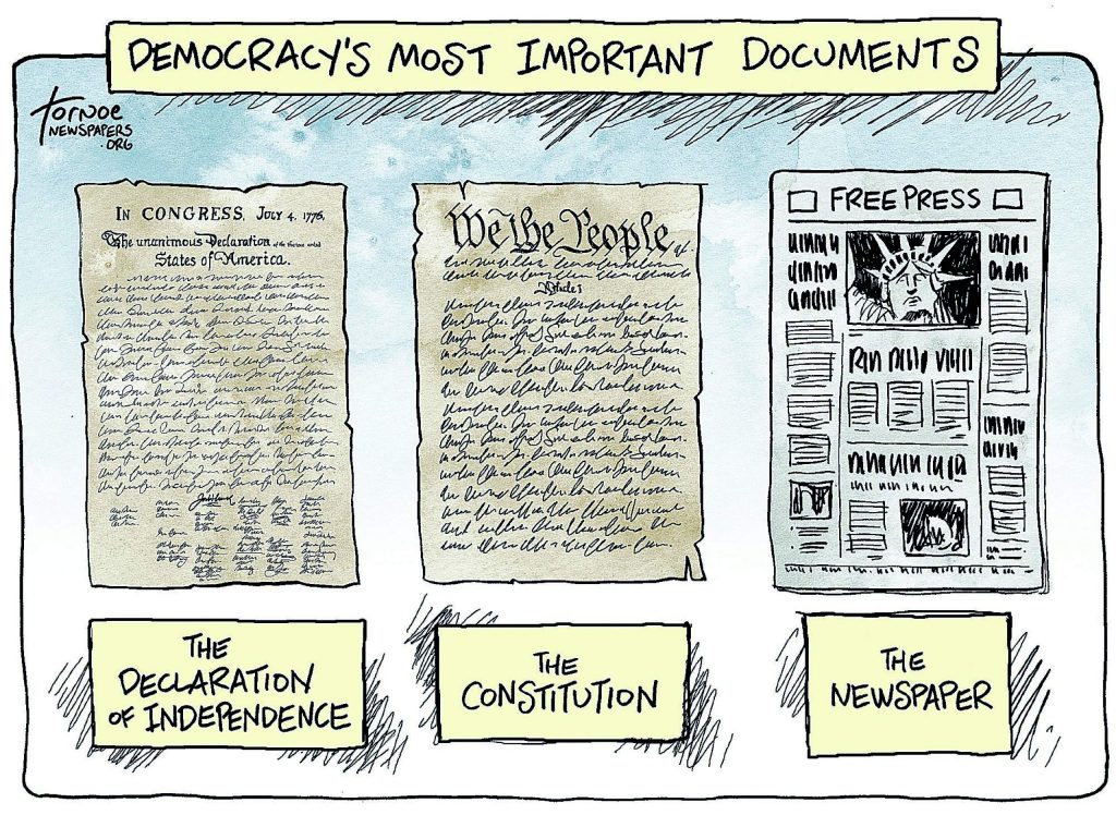 On this Independence Day, recalling the Founders’ views of a free press ...