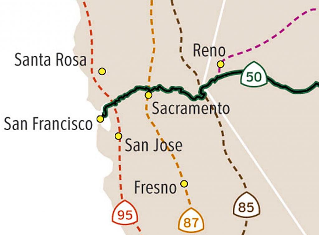 South Lake Tahoe is start to 1st US Bicycle Route in California ...