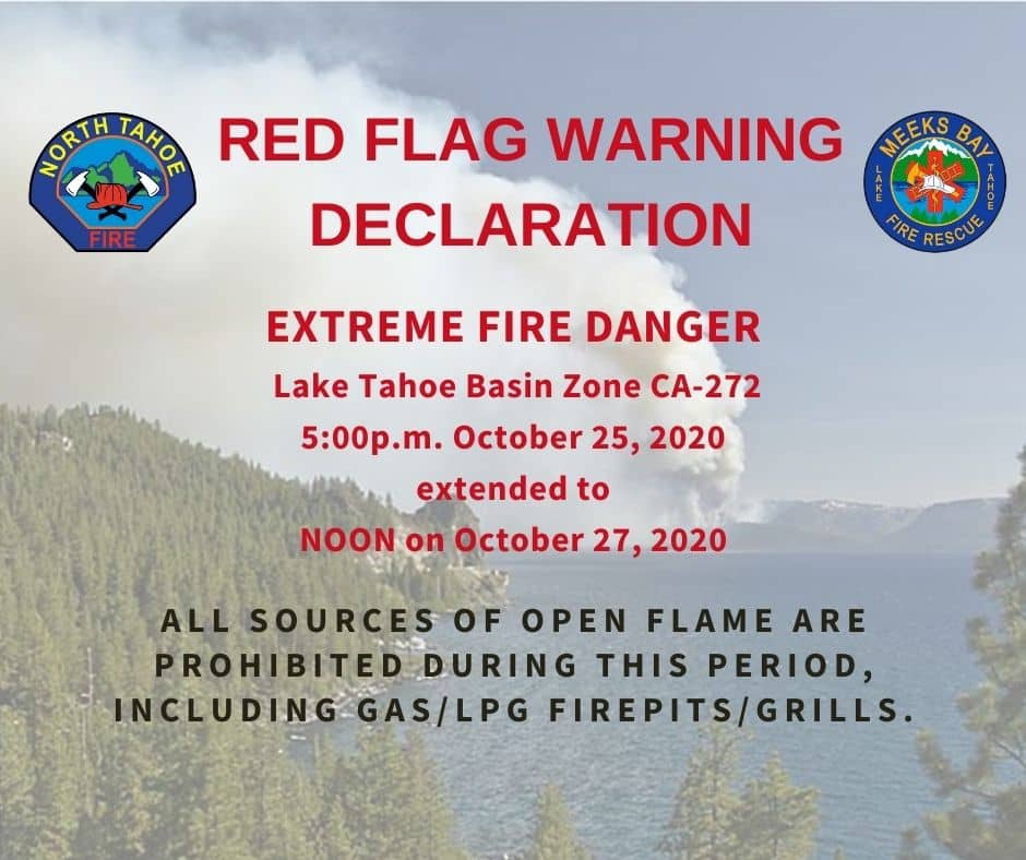 Red Flag Warning extended to noon Tuesday | SierraSun.com