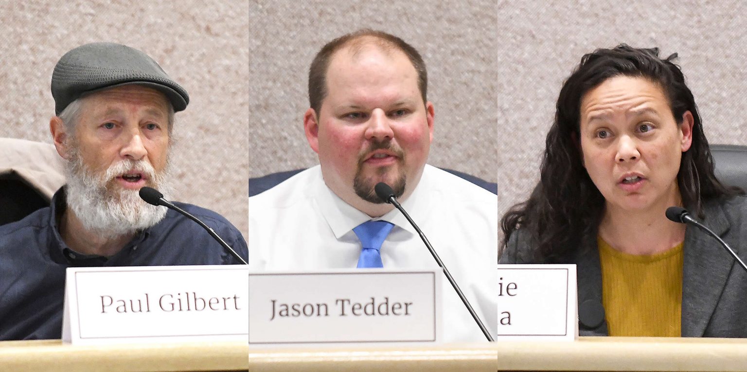 Three for clerk-recorder: Natalie Adona, Paul Gilbert and Jason Tedder ...