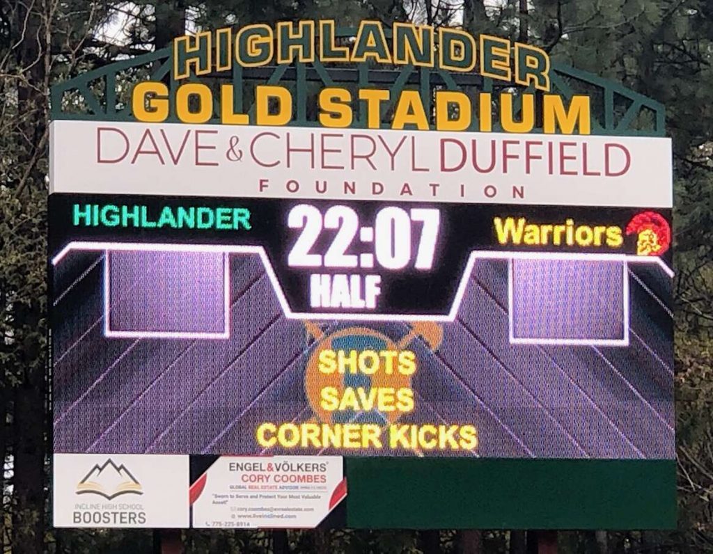 Incline High debuts new high-tech, digital scoreboard | SierraSun.com
