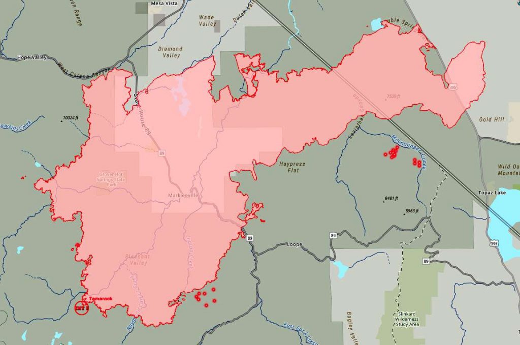 Firefighters gain upper hand on Tamarack Fire | SierraSun.com