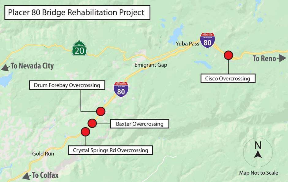 Eastbound Interstate 80 closure for bridge work this week | SierraSun.com