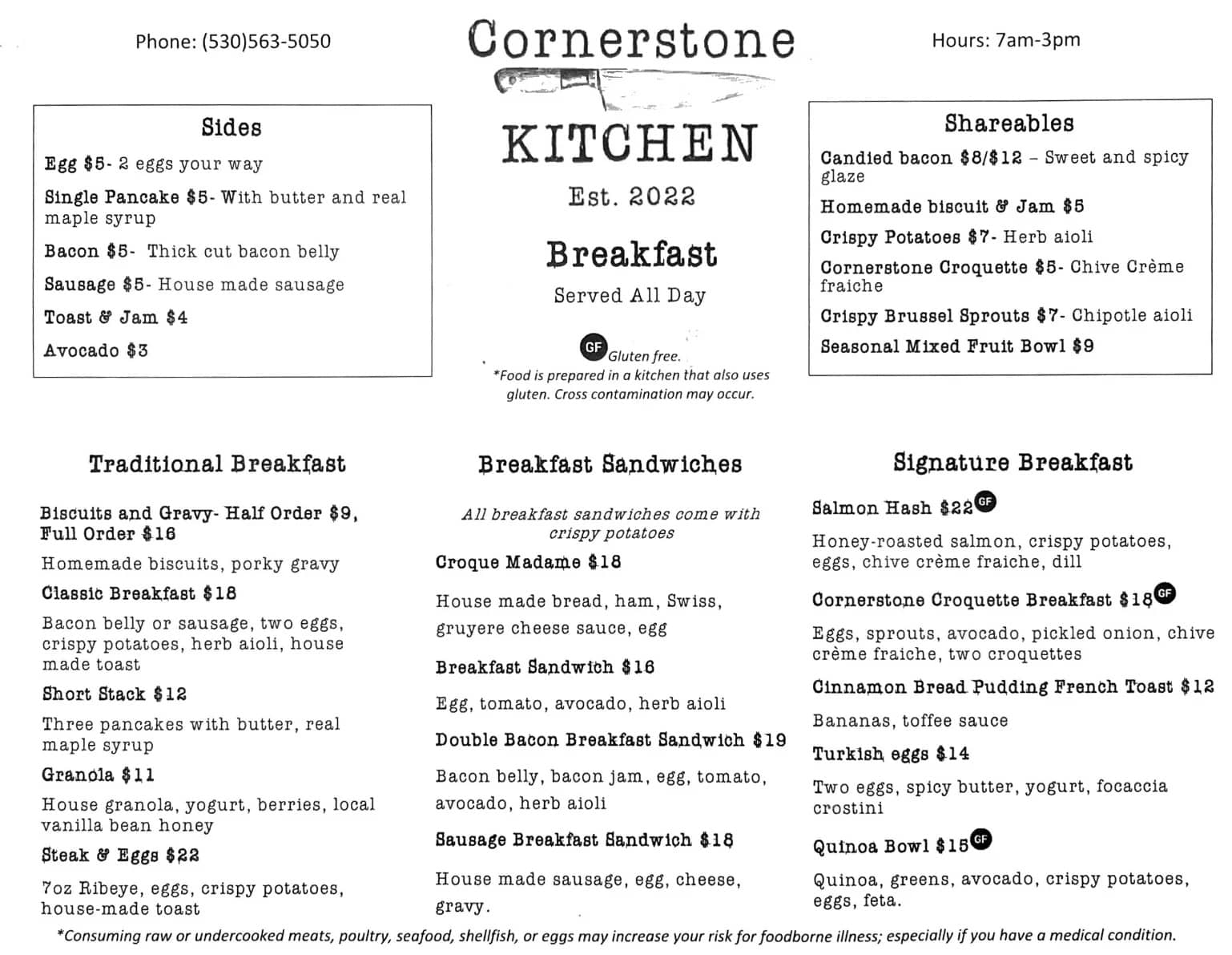 Bridging the gap: Cornerstone Bakery & Kitchen brings fresh dishes ...