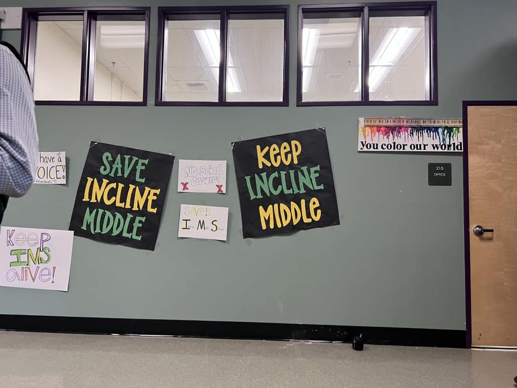 Incline community rallies to keep schools from consolidating ...