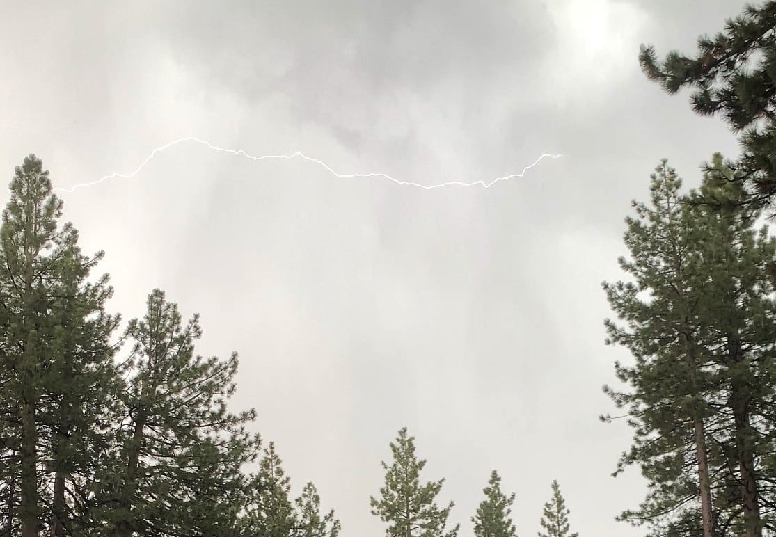 Thunderstorms remain in Truckee-Tahoe forecast, trending stronger ...