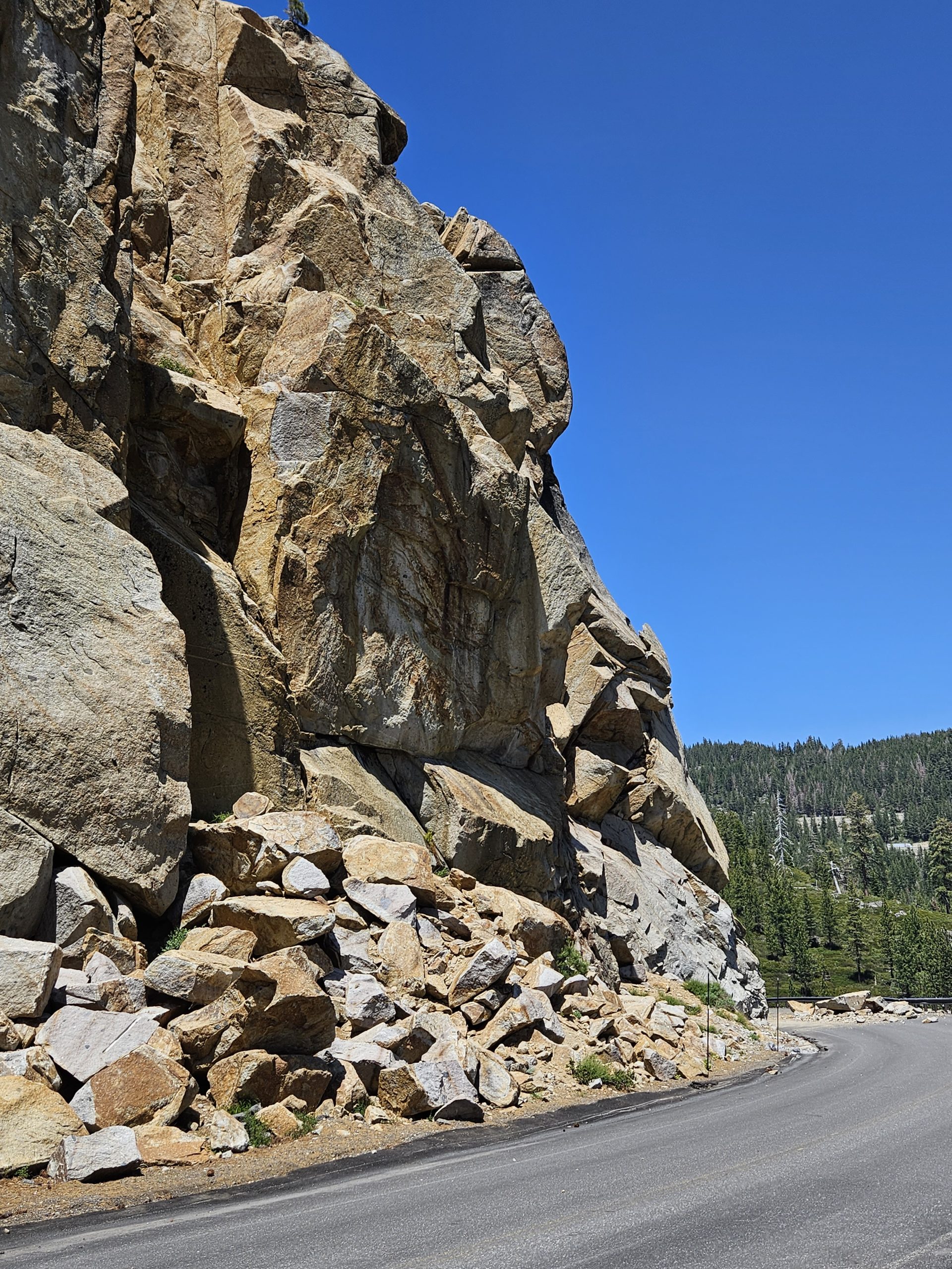 Geotechnical assessments of Donner Pass Road rock fall underway ...