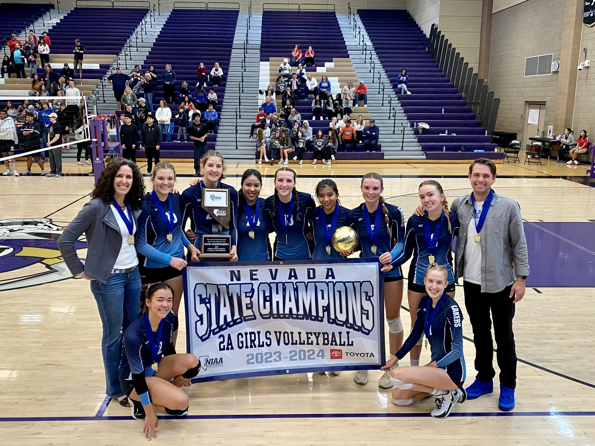 North Tahoe High School volleyball team wins Nevada 2A State ...