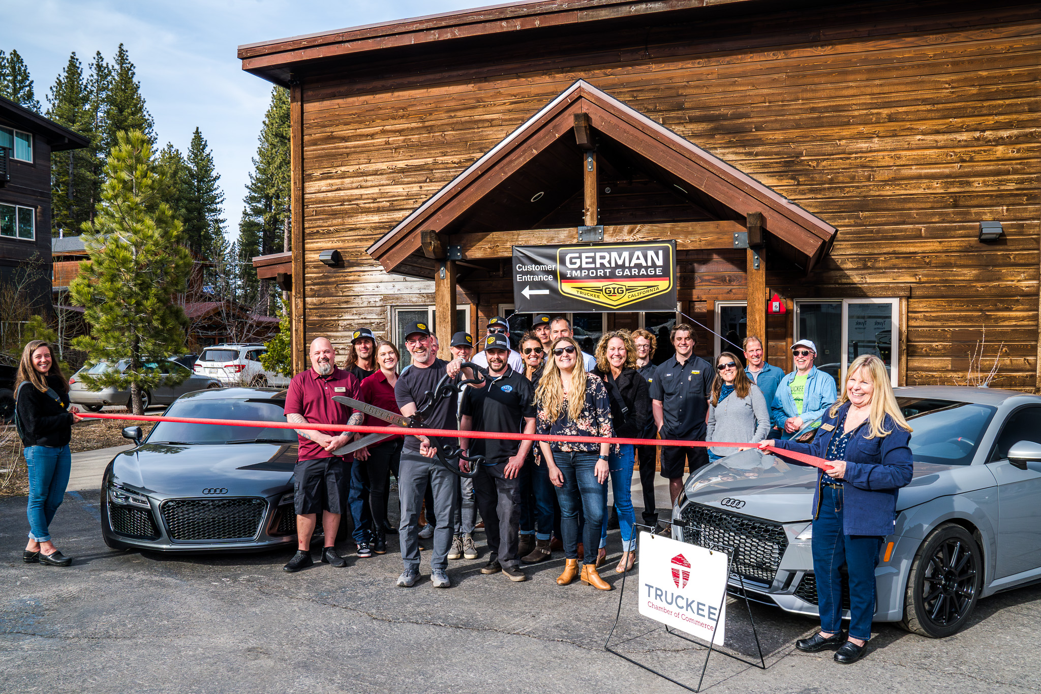 Truckee’s new German Import Garage celebrates with ceremonial ribbon ...