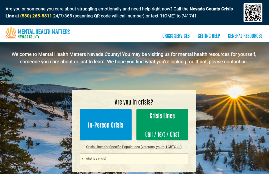 Nevada County, Community Partners launch Mental Health Matters campaign ...