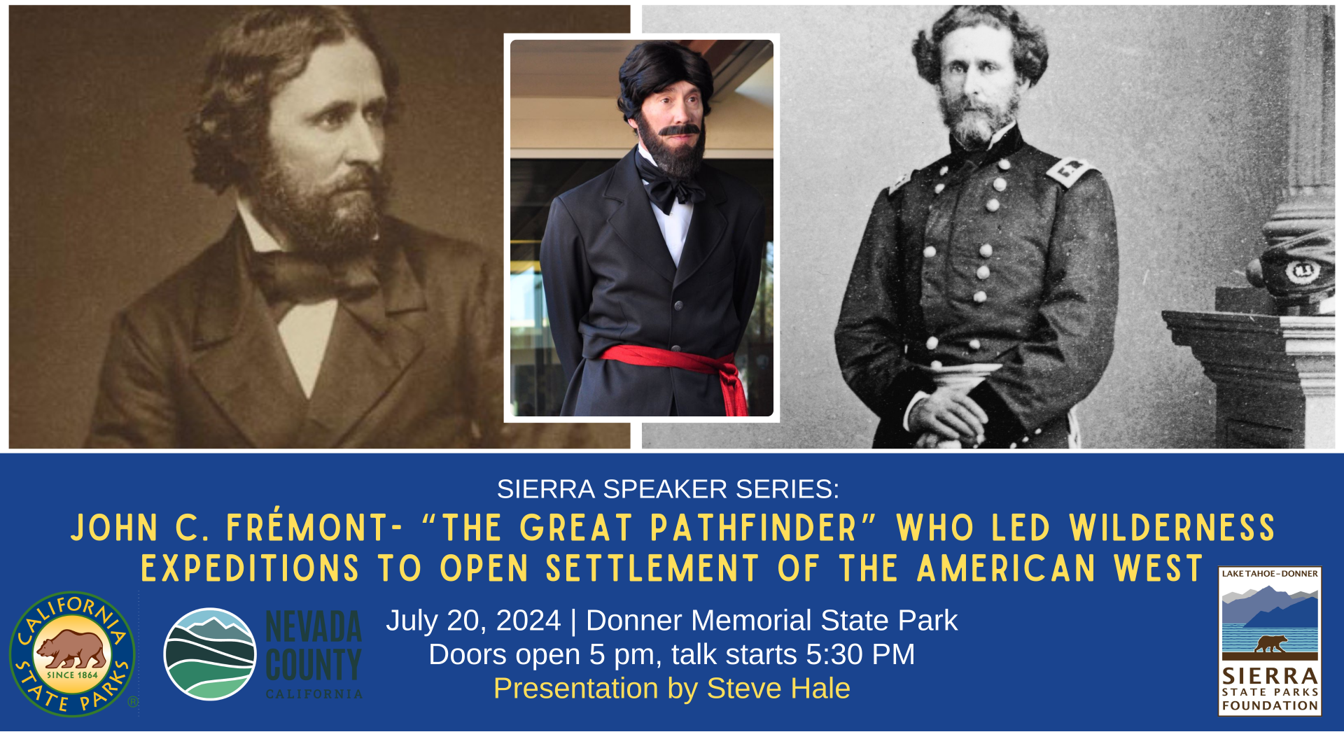 Explore history up close with Sierra Speaker Series: John C. Frémont ...