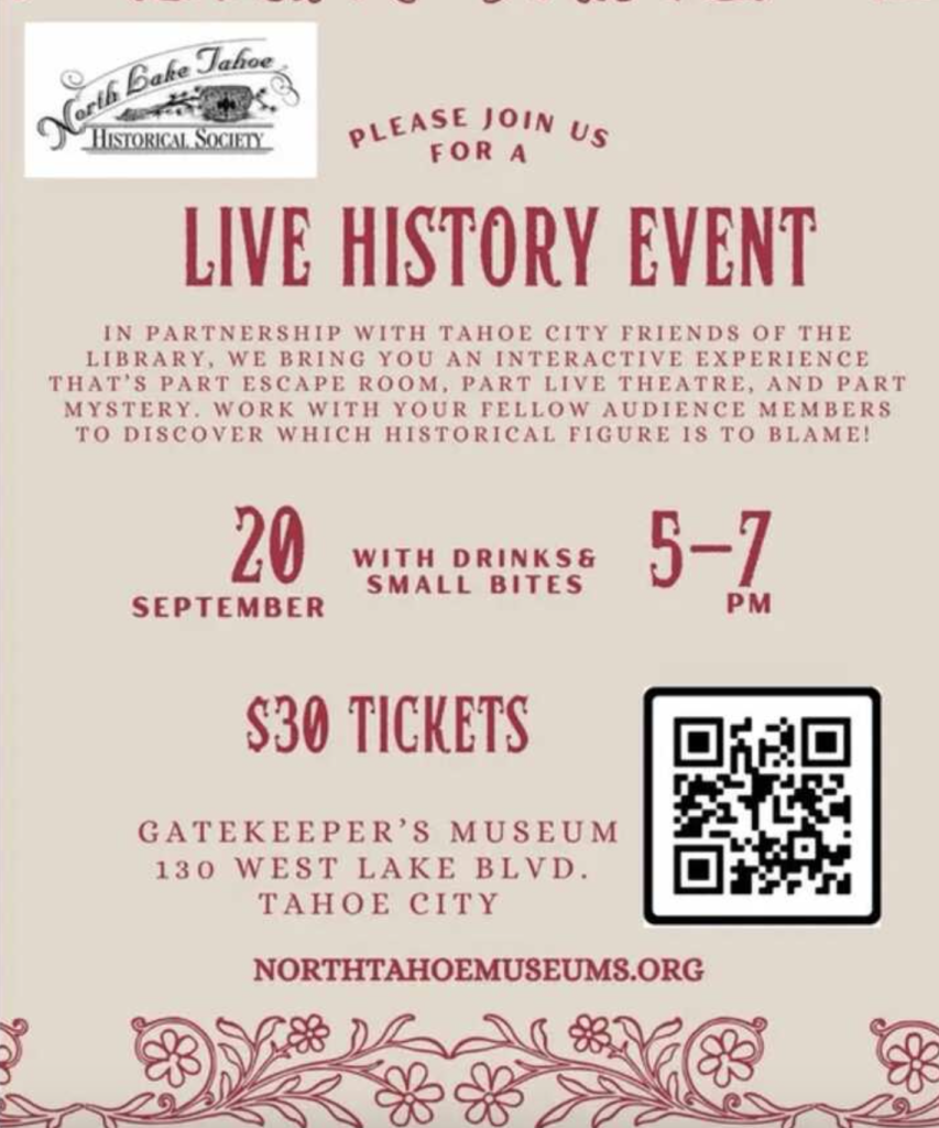 ‘Live History’ event at Gatekeeper Museum | SierraSun.com