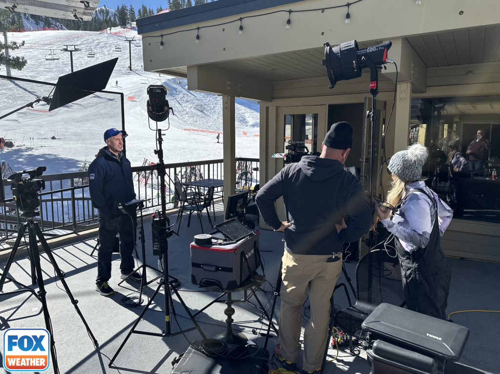 FOX Weather’s Bob Van Dillen brings live broadcast to Palisades Tahoe ...