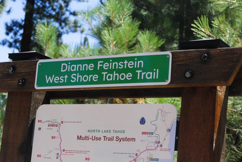 West Shore Trail dedicated to late Senator Dianne Feinstein | SierraSun.com