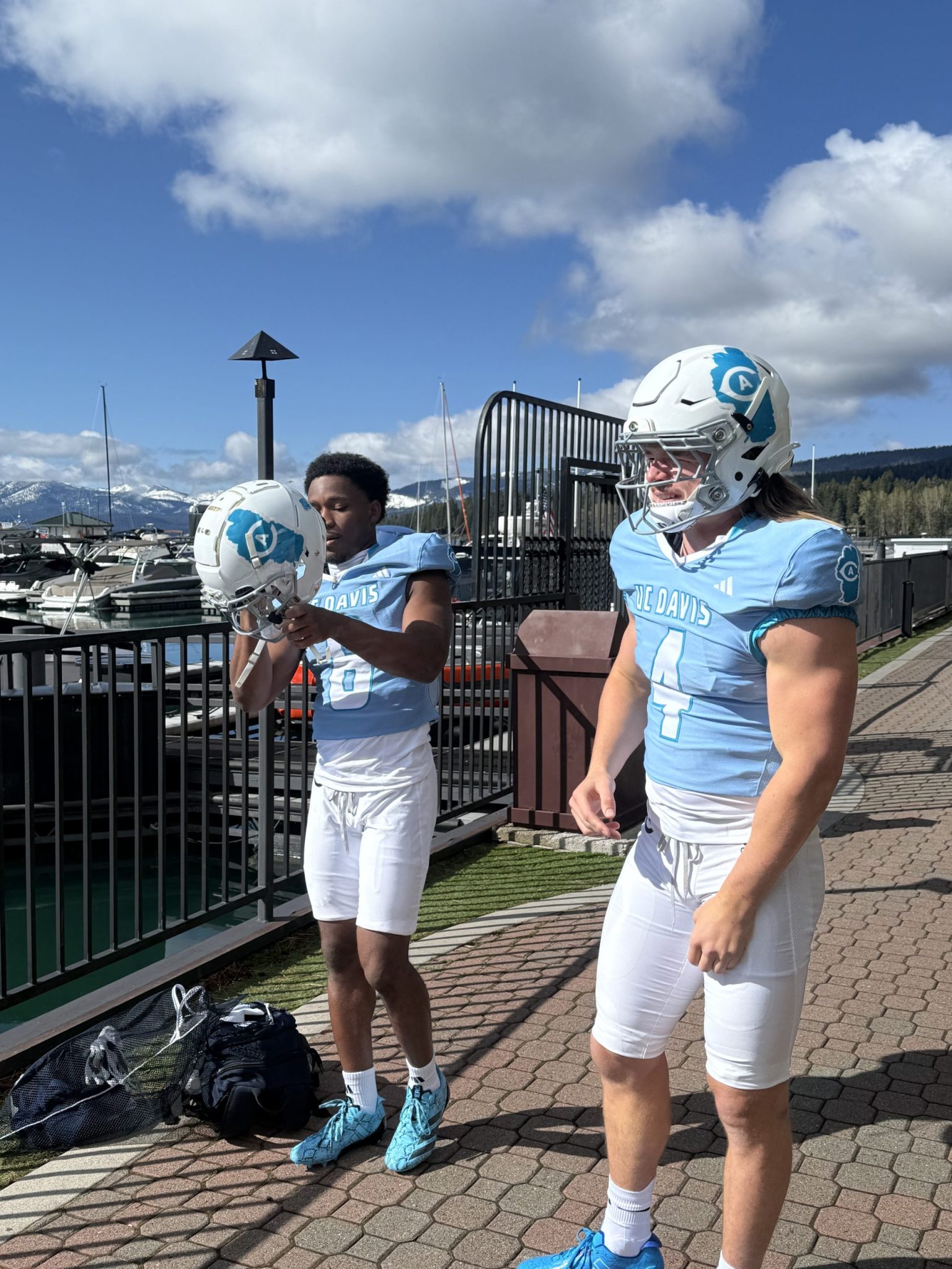 UC Davis Aggies debut Tahoe blue uniforms in partnership with TERC ...