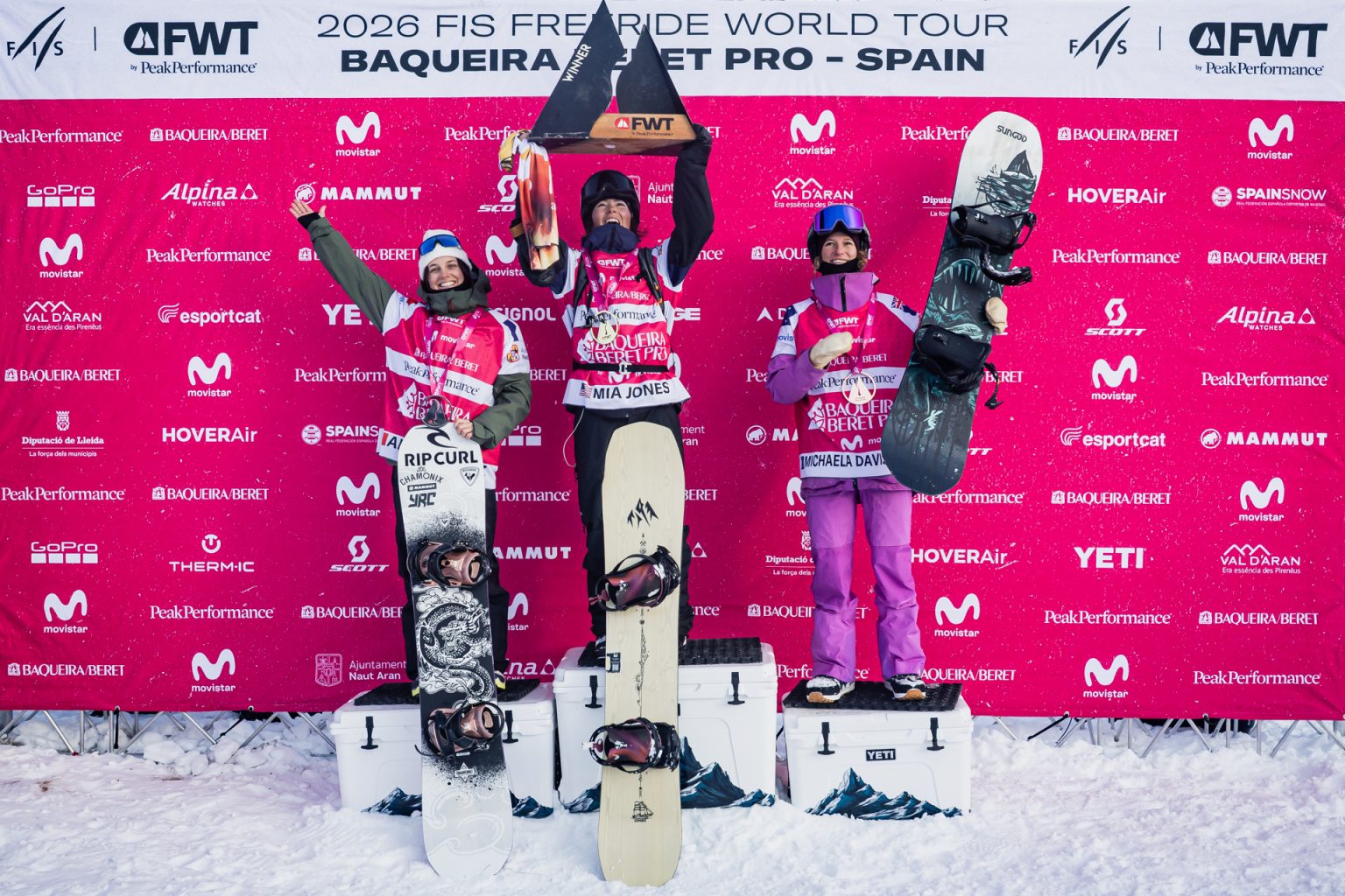 Truckee-born Mia Jones wins Freeride World Tour opener as rookie ...