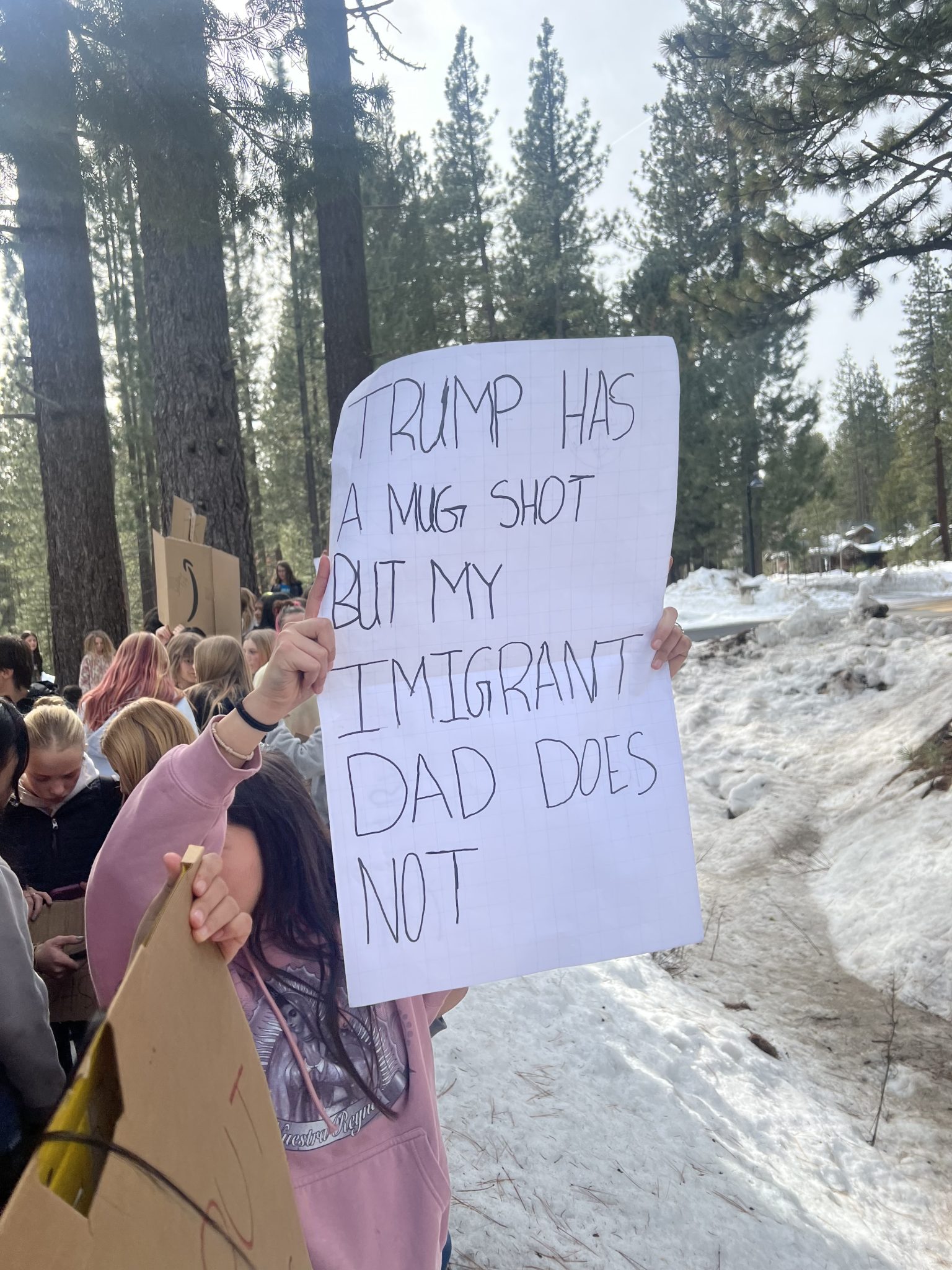 Over 600 TTUSD students stage walk out to protest ICE | SierraSun.com