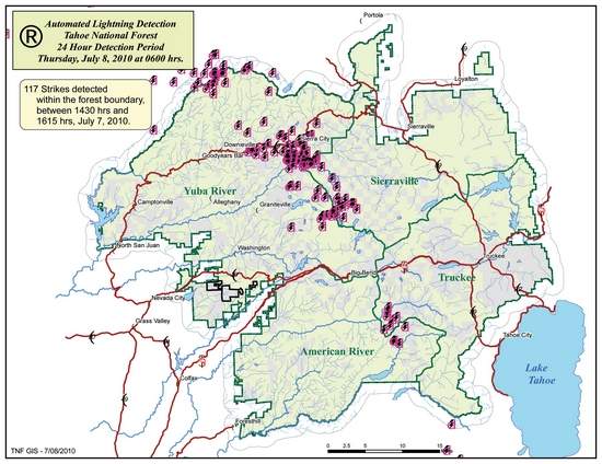 Lightning strikes region 191 times during two-day thunderstorm system ...