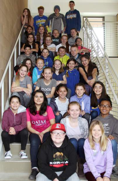 South Tahoe Middle School’s Timberwolves in Action club holding ...