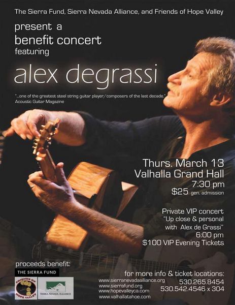 Alex de Grassi in concert March 13 | TahoeDailyTribune.com